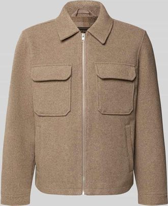 Premium by Jack & Jones Regular Fit Hemdjacke mit Brusttaschen Modell WAKEFIELD