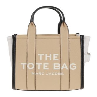 Marc Jacobs Femme, Sacs, Beige, Taille: ONE Size Sac Shopper Marron avec Bandoulière Amovible