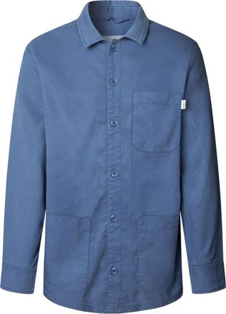 Pepe Jeans London Herren Cadelor Hemd, Blau (Themse Blau), XL