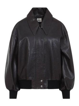 Khaite Lederjacke - Dunkelbraun
