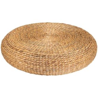 Atmosphera Atmosphera - Sitzhocker Wond - geflochtene Wasserhyazinthe d. 55 cm cr&eacute;ateur dint&eacute;rieur