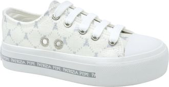 Patrizia Pepe Mädchen Pj256.30_41 Sneaker, Off White, 41 EU Schmal