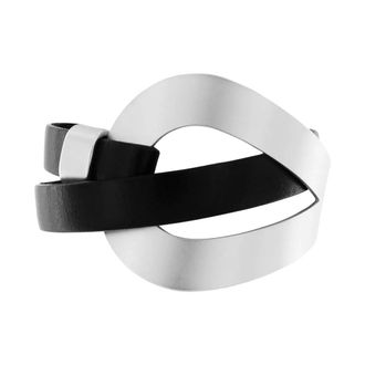 Dansk Copenhagen Femme, Accessoires, Multicolore, Taille: ONE Size Bracelet en Cuir Rayé