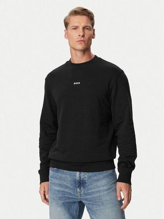 HUGO BOSS Sweatshirt Wesmallcrew 50514541 Schwarz Relaxed Fit