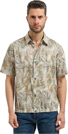 A|X Armani Exchange Homme, Chemises, Multicolore, Taille: XL Chemise &agrave; Manches Courtes en Coton
