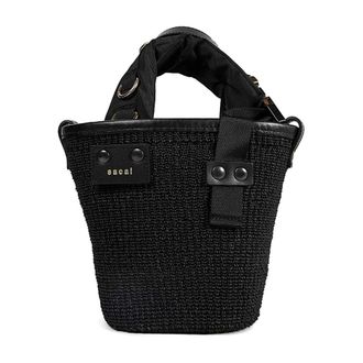 sacai Hybrid Marche Micro - Femme - Sacs - Noir - Taille: ONE Size