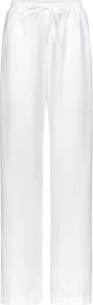 Loulou Studio Femme, Pantalons, Blanc, Taille: 36 FR Sero LDS Straight Leg Pants