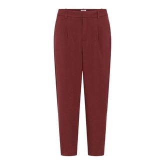 Kaffe Cropped Hosen - - Trousers - Damen - Rot - S