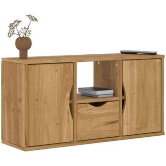 vidaXL Vidaxl - Meuble tv avec tiroir odda 79x24x40 cm bois massif pin