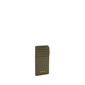 Francesco Biasia Femme, Accessoires, Vert, Taille: ONE Size Porte-cartes zipp&eacute;