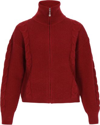 Dreimaster Dreimaster Strickjacke Frauen Rotwein