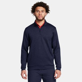 Under Armour Drive Midlayer-Pullover f&uuml;r Herren Midnight Blaue Marine / Midnight Blaue Marine XXL