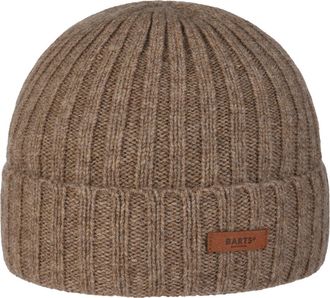 Barts Haakon Umschlagm&uuml;tze Beanie Strickm&uuml;tze Winterm&uuml;tze Damen/Herren - mit Umschlag, Futter Winter Herbst-Winter - One Size braun