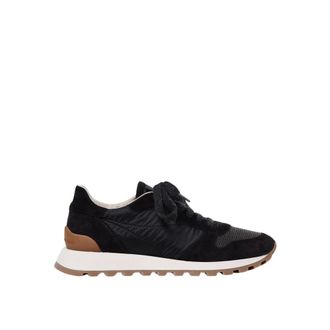 Brunello Cucinelli Femme, Chaussures, Noir, Taille: 40 EU Running Baskets