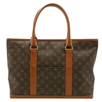 Louis Vuitton Pre-owned Sac Cabas Weekend PM Monogram - Femme - Pre-owned - Brun - Taille: ONE Size