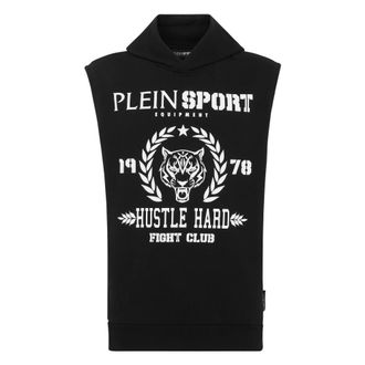 Plein Sport Hooded Sweatshirt Tiger - - Sport - Herren - Schwarzk - 3XL