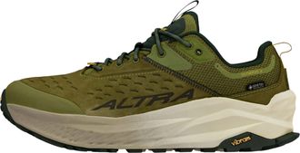 Altra Olympus 6 Hike Low GTX Wanderschuhe für Herren, Staubiges Olivgrün, 33.0 cm