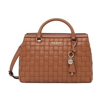 Guess Sandy Handbag - Femme - Sacs - Brun - Taille: ONE Size