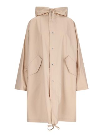 Jil Sander Parka Mit Logo Hinten