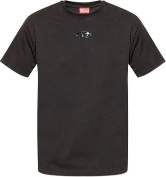 Diesel t-shirt T-Norm V9 à logo - Noir