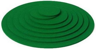 Hey Sign Untersetzer rund, ca 20 cm, Kleegrün40, Stärke 5 m
