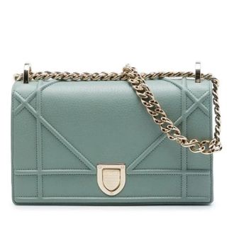 Dior Pre-owned Cuir sacs-dior - Femme - Pre-owned - Bleu - Taille: ONE Size