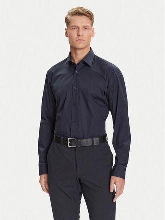 HUGO BOSS Hemd H-Joe 50545075 Dunkelblau Regular Fit