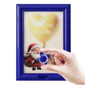 Generic S&uuml;&szlig;igkeitenautomat Bilderrahmen | Weihnachten S&uuml;&szlig;igkeitenautomat Weihnachtsmann - Rentier Bilderrahmen Display Verzierungen - F&uuml;r Feiertage Geburtstag