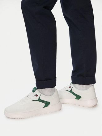 Tommy Hilfiger Sneakers Th Modern Lightcup Knit FM0FM05886 Wei&szlig;