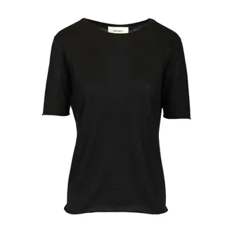 Lisa Yang Ari T-Shirt - - Knitwear - Damen - Schwarzk - XS