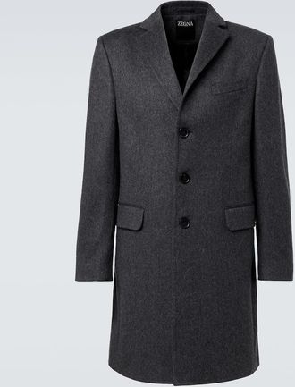 Ermenegildo Zegna Mantel aus Wolle und Kaschmir