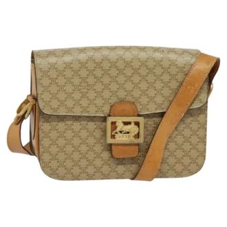 Celine Pre-owned Cuir sacs-celine - Femme - Pre-owned - Beige - Taille: ONE Size