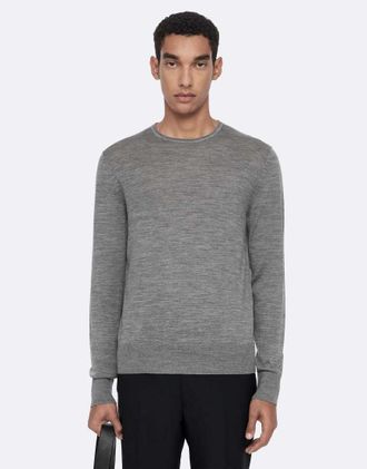 AllSaints Nate sweat col rond gris chin&eacute;