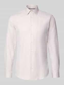 Jake*s Slim Fit Businesshemd aus reiner Baumwolle