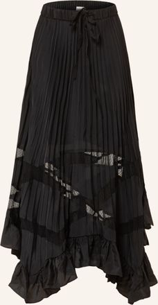 Claudie Pierlot Claudie Pierlot Plisseerock Mit Mesh schwarz