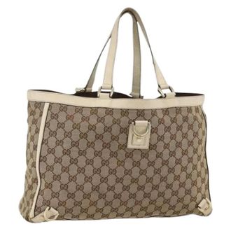 Gucci Pre-owned GG Canvas Tote Bag - - Pre-owned - Damen - Beige - ONE SIZE