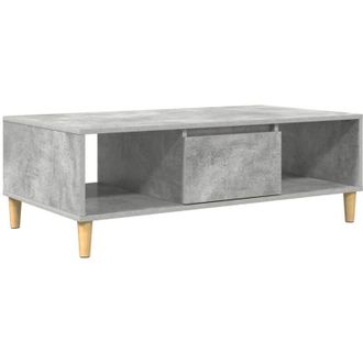 vidaXL Table basse Gris béton 103,5 x 60 x 35 cm Bois dingénierie Vidaxl