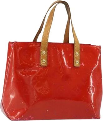 Louis Vuitton Sac &agrave; main vintage en cuir verni Pre-owned - Femme - Pre-owned - Rouge - Taille: ONE Size