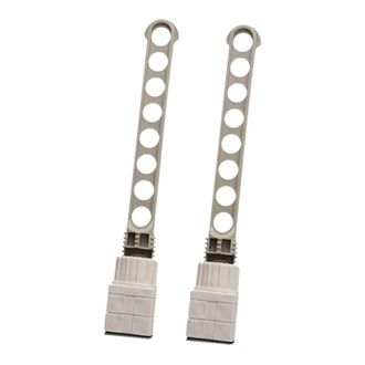 Cabilock Multifunktionaler Kleiderbügel Edelstahl Und Abs Ausziehbar 8-Loch Fenster Wäscheständer Platzsparend Für Reise Und Innenbereich Mit Hoher Tragfähigke