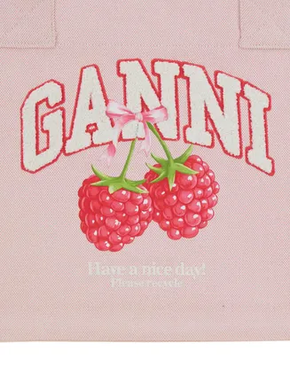 Ganni Trapeze Tote Bag - Pink