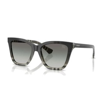 Burberry Eckige Acetat-Sonnenbrille - - Accessories - Damen - Grau - 54 MM
