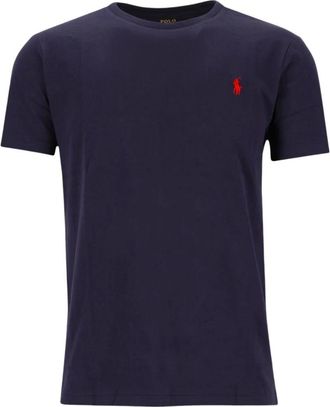 Polo Ralph Lauren Kurzarm-Rundhals-T-Shirt - - Tops - Herren - Blau - S