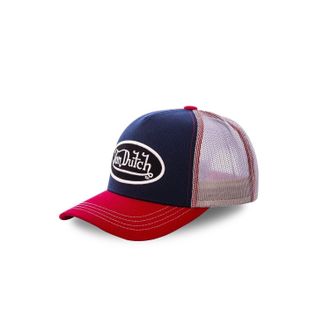 Von Dutch Trucker Cap CAS1 COL MAR Marine Dunkelblau Rot, Size:OneSize