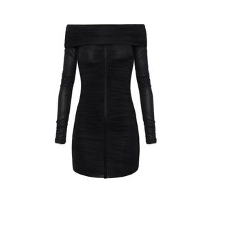 Elisabetta Franchi Damen, Kleider, Schwarzk, XSGr&ouml;&szlig;e