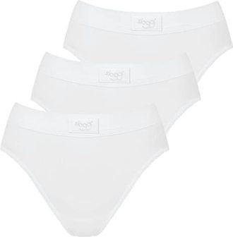 sloggi Culotte Tai Double Confort pour Femme, 3 x Blancs, 42