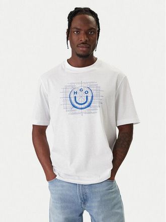 HUGO BOSS T-Shirt Namerix 50554350 Wei&szlig; Regular Fit