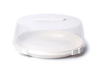 Excelsa Boîte en Plastique pour Transporter des tartes, 32 cm Blanc