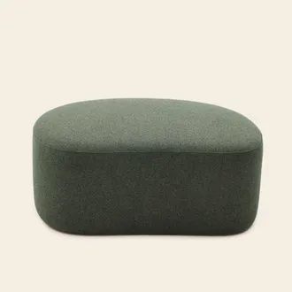 Madura Pouf Julika Glory vert for&ecirc;t - VERT