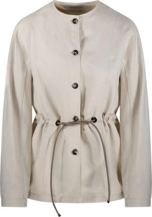 Max Mara Femme, Vestes, Beige, Taille: 40 FR Veste Carezza