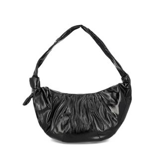Christophe Lemaire Large Croissant Bag In Coated Cotton
